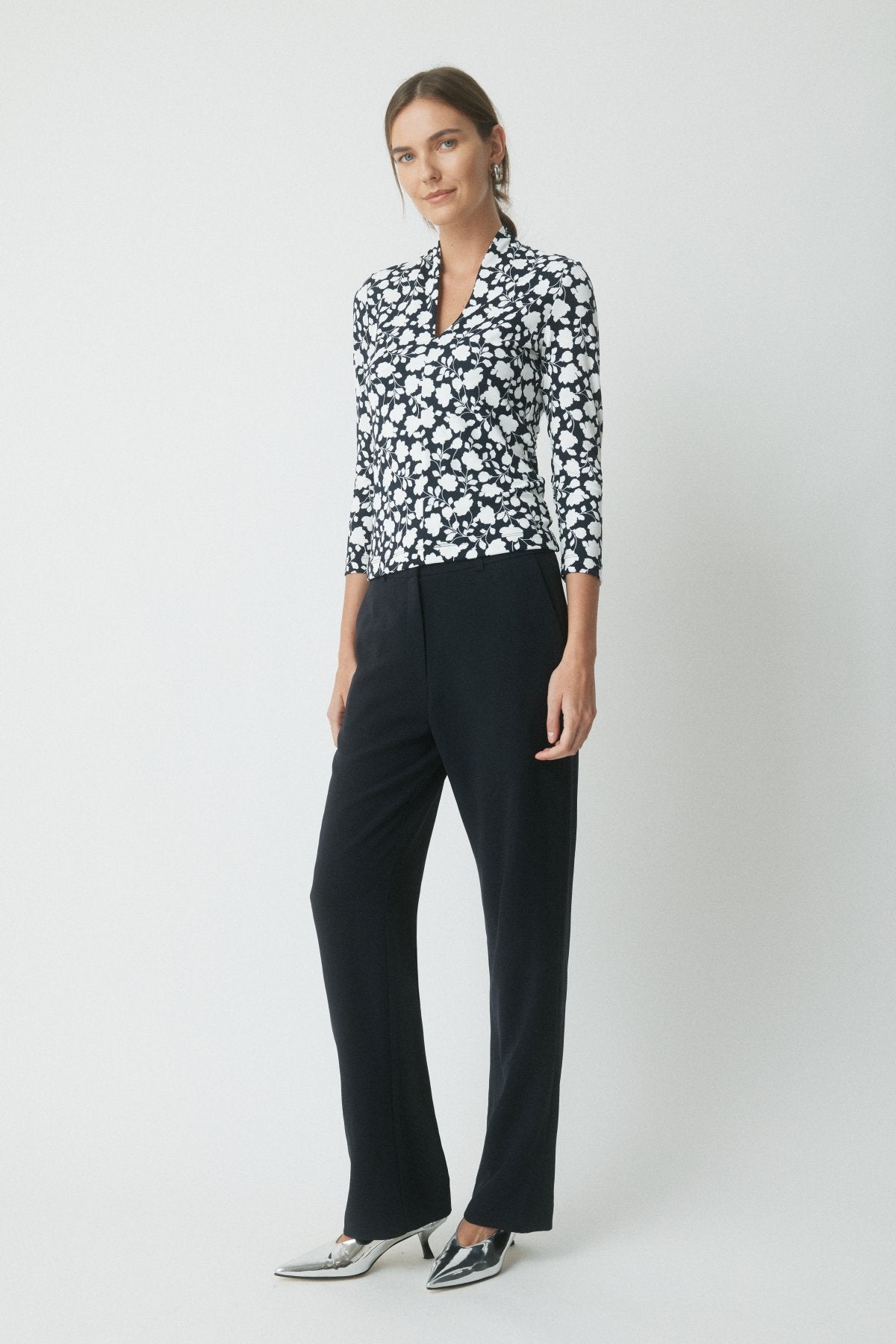 Edith Top - Navy/White - Perri Cutten